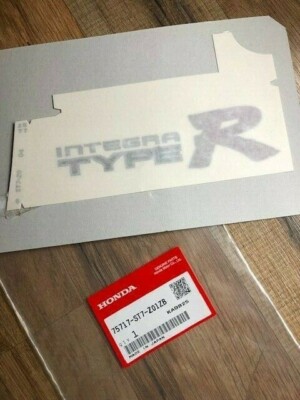 New OEM 2000-2001 Acura "Integra Type R" ITR B18C5 Sticker Decal (Type ...