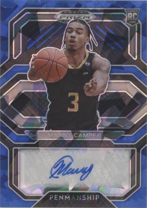 2021-22 Panini Prizm Draft Picks - College Penmanship Manny Camper #CP ...