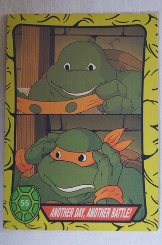 Teenage Mutant Ninja Turtles 1989 Topps TV Cartoon Scene Card Another ...