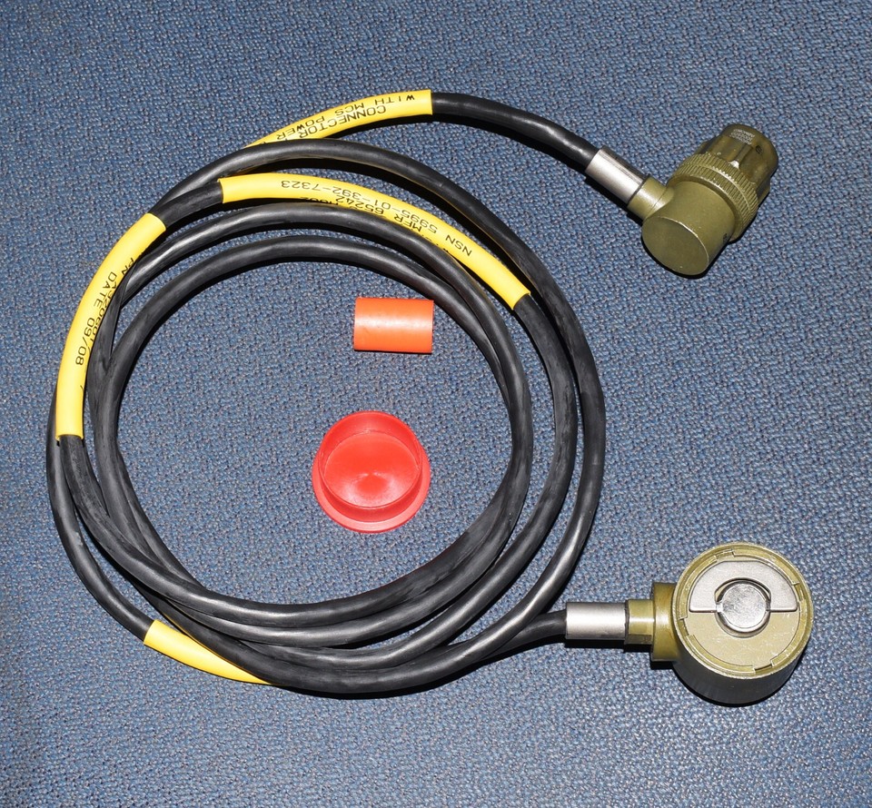 MILITARY VIC-3 INTERCOM MCS TO RADIO TRAY POWER CABLE CX-13468/VRC ...