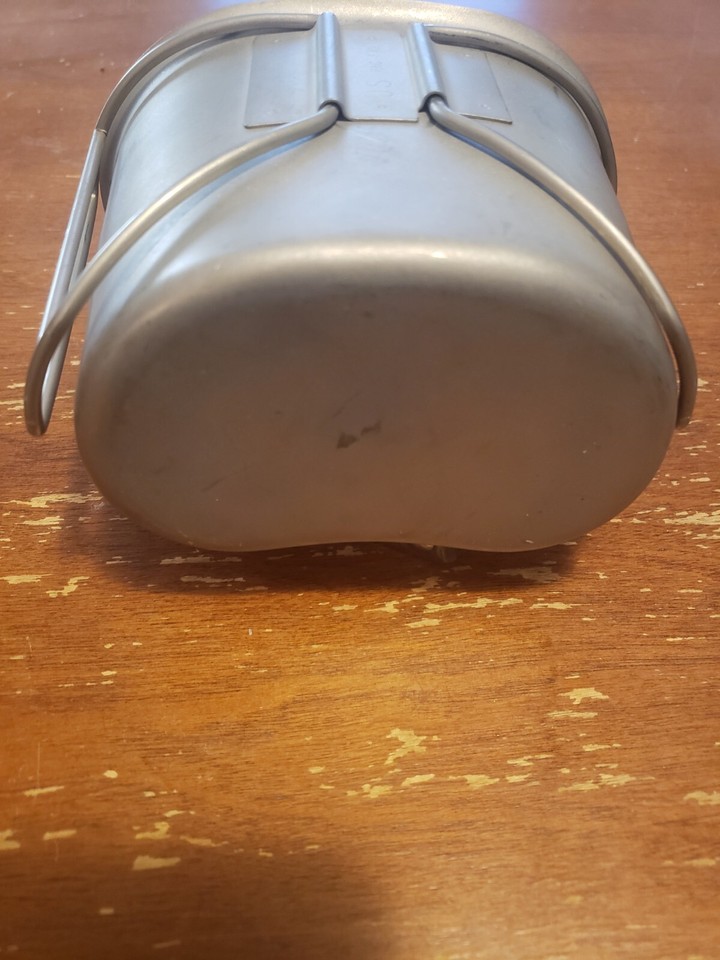 GENUINE US MILITARY CANTEEN CUP 1QT USGI STAINLESS HEAVY DUTY NEW ...