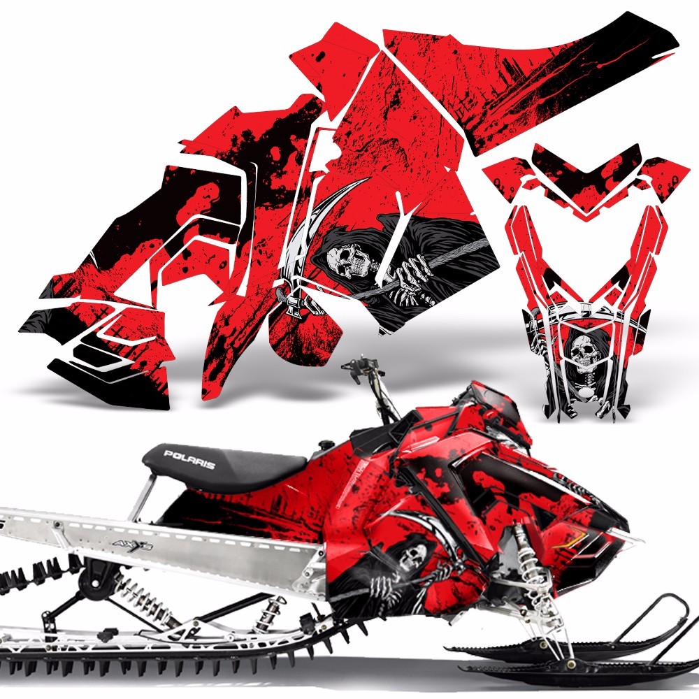 Polaris Snowmobile Sled Wraps