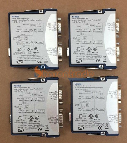 1PCS USED National Instruments NI-9853 2-Port, High-Speed CAN Module NI ...