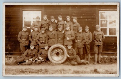 Postcard Wheel Trumpet Military Batch Photo c1920's Unposted WW1 RPPC ...