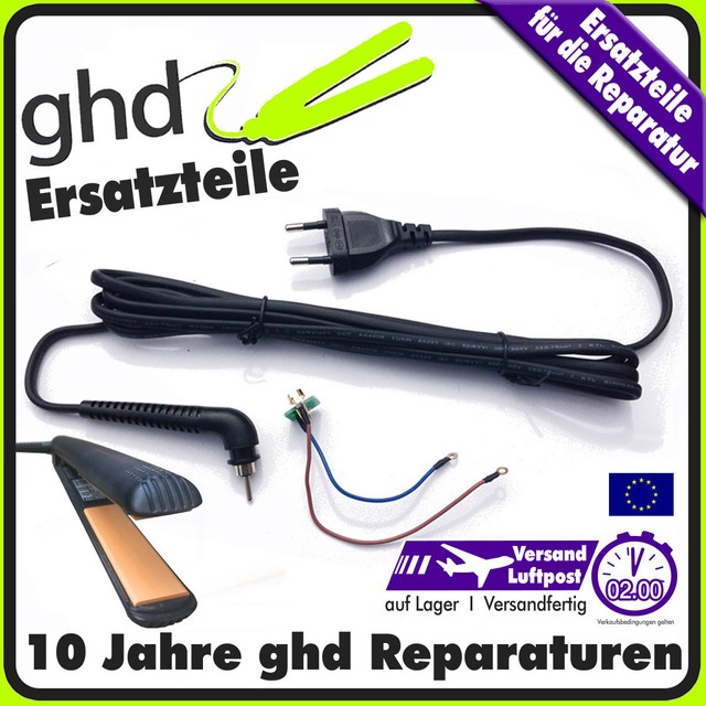 Stromkabel GHD Haarglätter Mk3 3.1b 4.0b 4.1b Anschlusskabel Reparatur ...