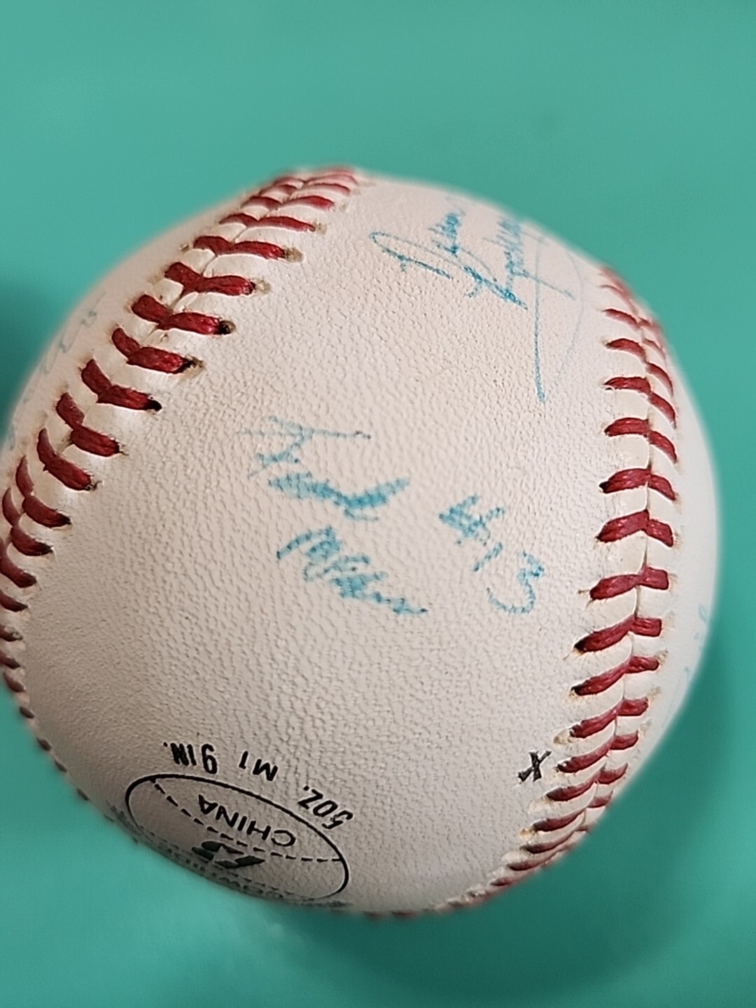 1996 Florida Marlins Team-Autographed Baseball Signed Ball Baden 1-B~B ...