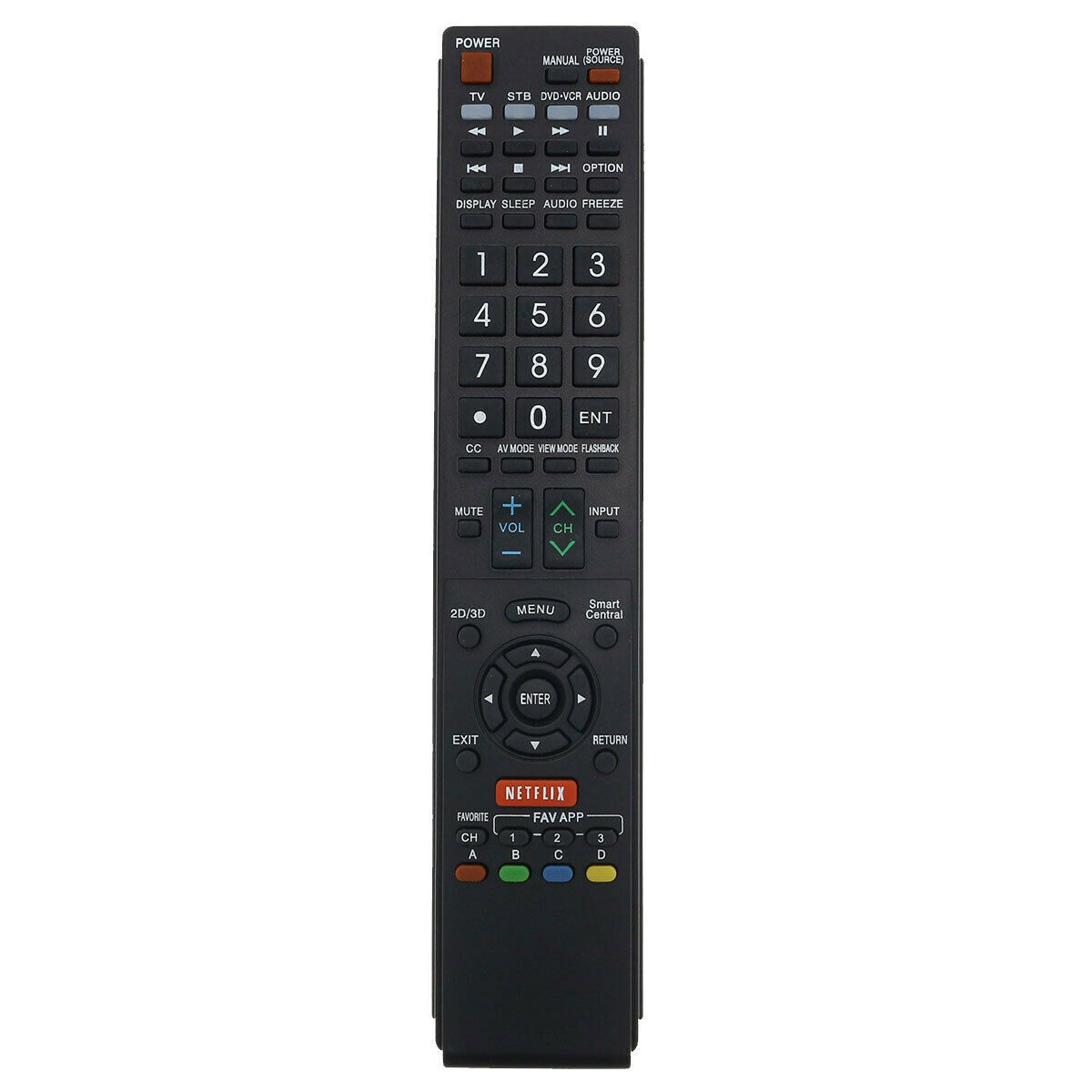 Remote Control For Sharp LC-40LE810UN LC-32LE451 LC-50LE650U Smart LED ...