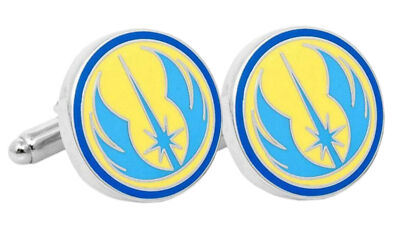 Star Wars Jedi Logo Cuff Links Movie Film w/Gift Box Novelty Jewelry ...
