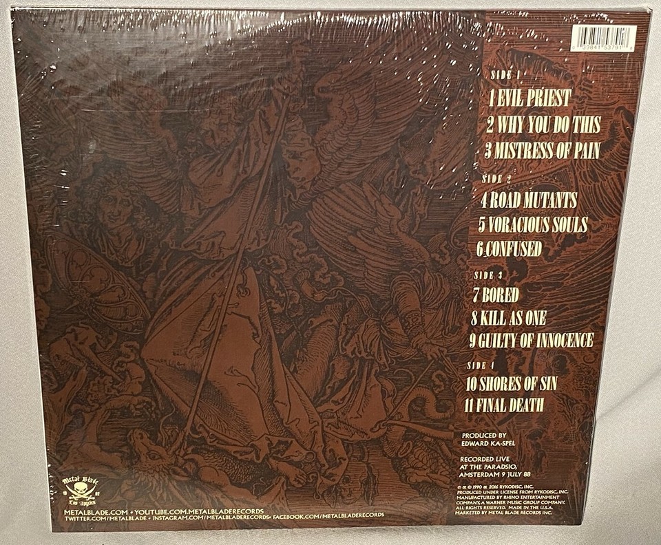 LP DEATH ANGEL Fall From Grace (180g Vinyl, RYKODISC, 2016) NEW MINT ...