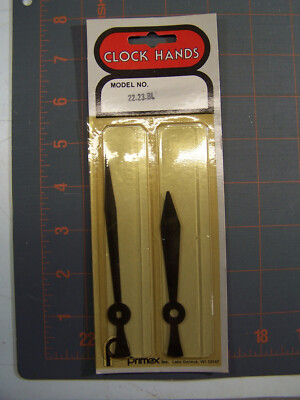 Vintage Primex Black Clock Hands Part # 2223 BL NOS | eBay
