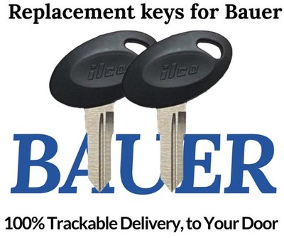 Bauer Keys RV Motorhome Camper Replacement Key Cut to your Code 301-360 ...