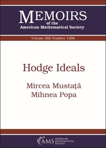 Mihnea Popa Mircea Mustata Hodge Ideals (Tascabile) 9781470437817 | eBay
