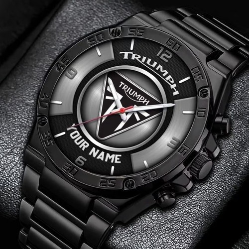 Triumph Motorcycles Personalized New Stainless Steel Hand Watch For ...