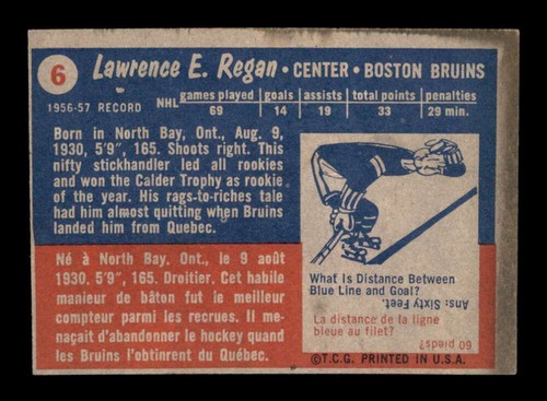 1957 Topps #6 Larry Regan RC EXMT X2960568 | eBay