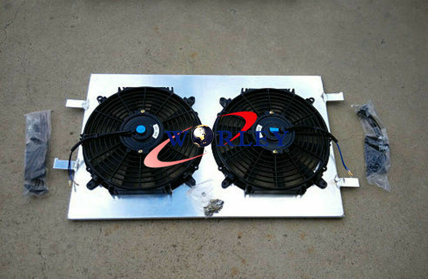 52mm Aluminum Radiator+Shroud+Fan for Holden Commodore VY V6 6CYL 02 03 ...