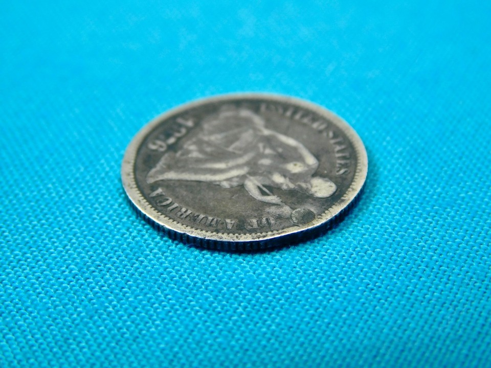 Antique US Dime Love Token 1876 with Initials Coin | eBay