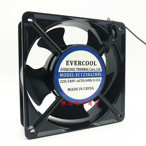 1PC EVERCOOL EC1238A2HBL 12038 220/240V 0.13A 12CM axial cooling fan # | eBay