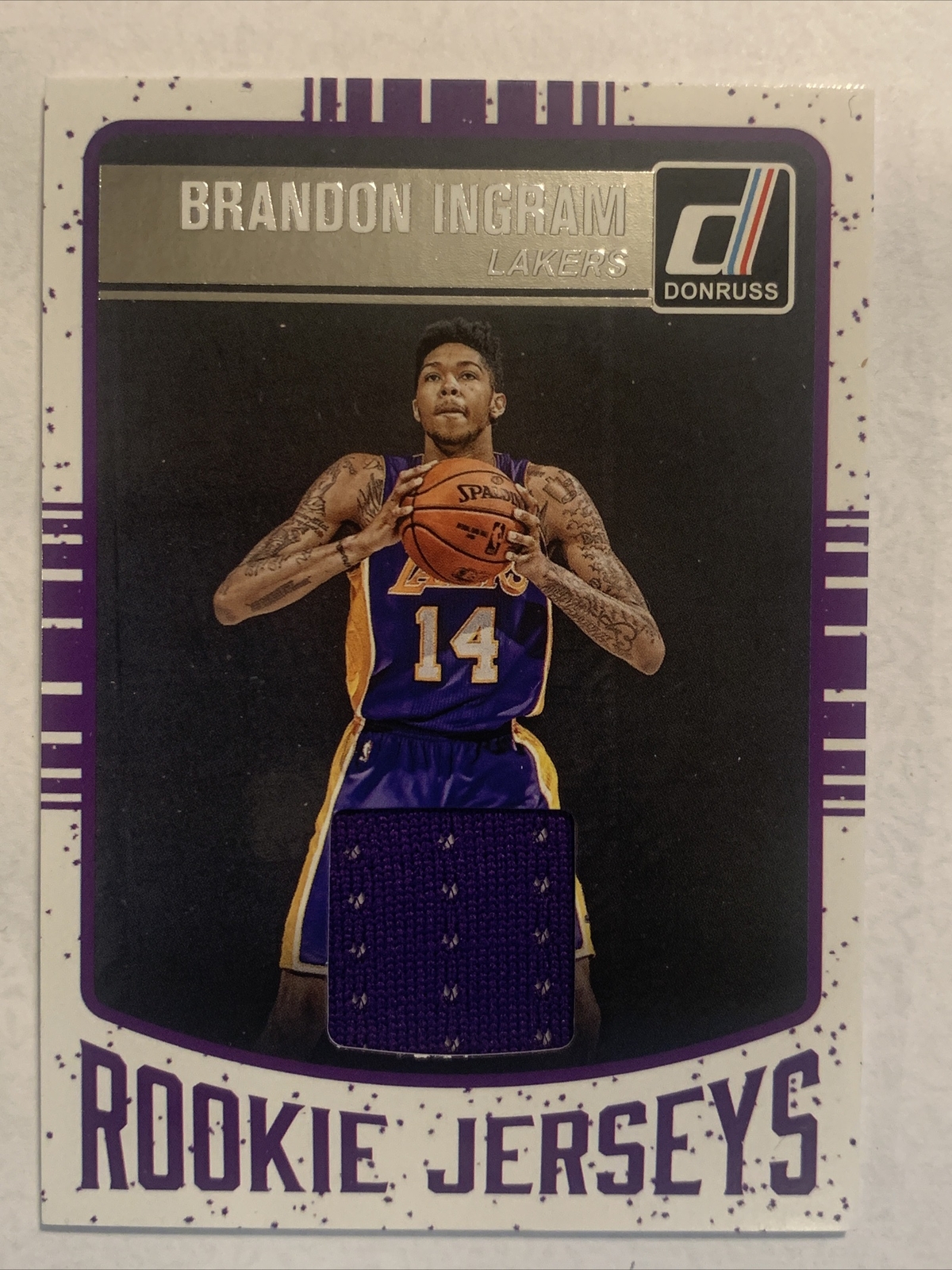 2016-17 Panini Donruss Rookie Jerseys Brandon Ingram #1 Rookie RC | eBay