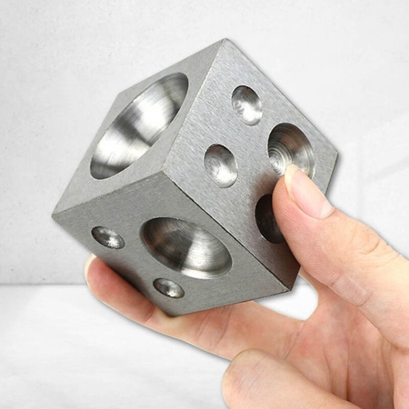 Square Mandrel High-Carbon Steel Dapping Doming Block Metalworking Tool ...