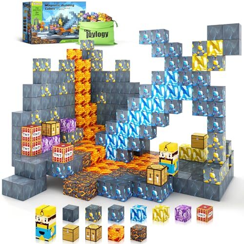 magnetic-blocks-build-mine-magnet-world-edition-mine-sword-caverns