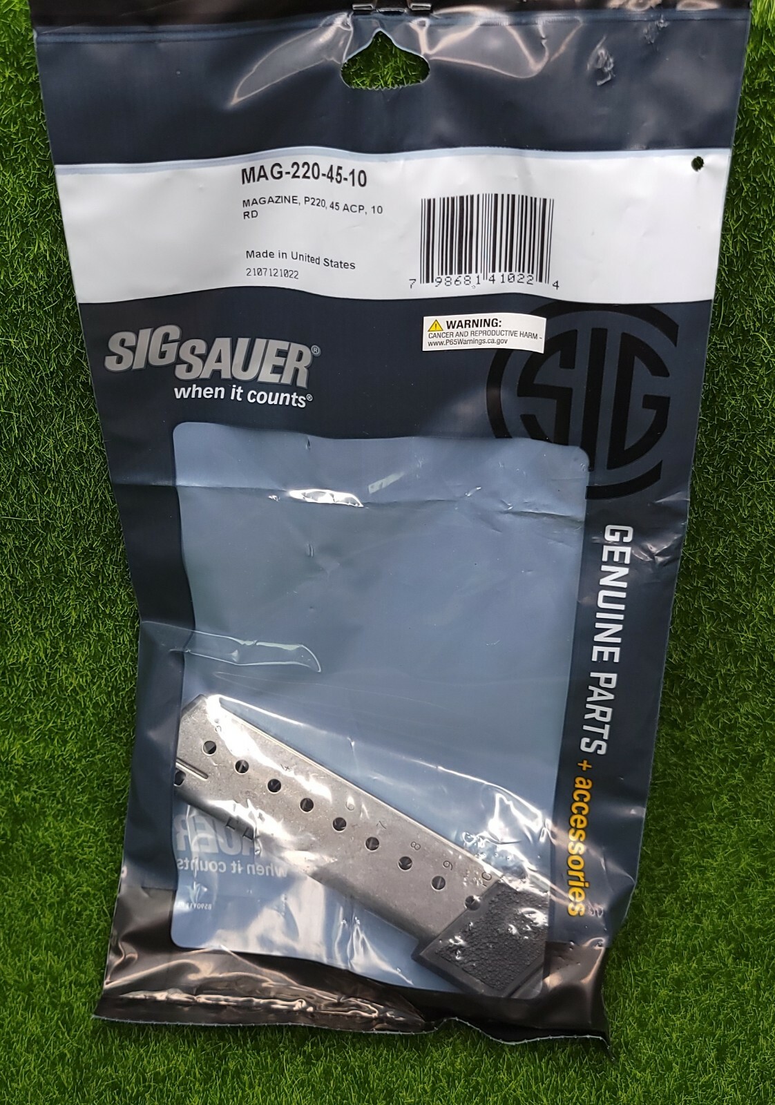 Sig Sauer P220 .45ACP 10 Round OEM Pistol Magazine - MAG-220-45-10 ...