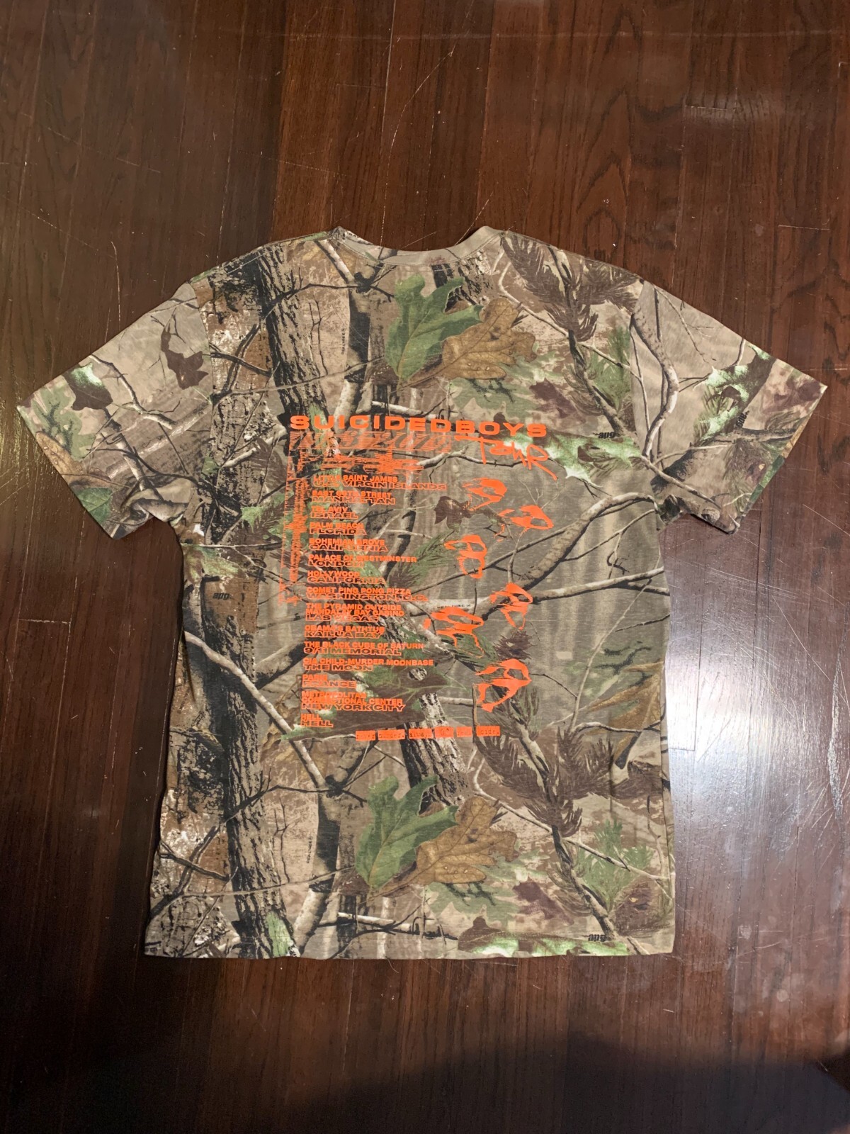 MDE SAM HYDE RIP EPSTEIN REALTREE LARGE T-SHIRT (VERY RARE) COM98 ...