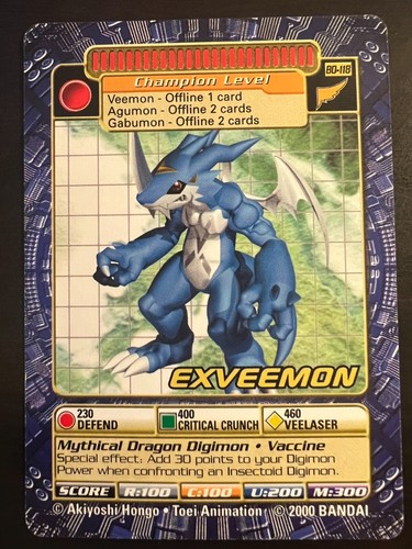 Digimon Digi-Battle Card Game Booster 3,4,5 SINGLES - Complete Your ...