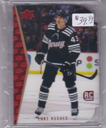 2023-24 Upper Deck Die Cut Red Rookie Luke Hughes New Jersey Devils # ...