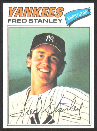 1977 Topps Fred Stanley New York Yankees #123 | eBay