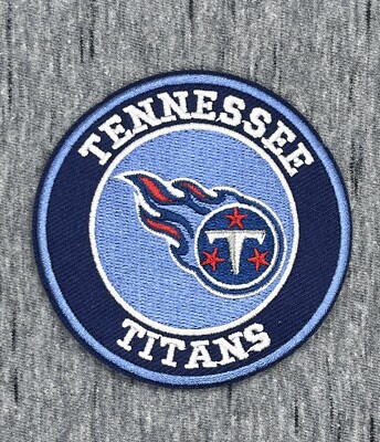 TENNESSEE TITANS EMBROIDERED IRON ON PATCH APPROX. 2.75” DIAMETER ...