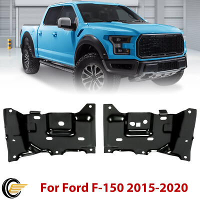 Front Driver & Passenger Side Bumper Mounting Bracket Fits 2015-2017 ...