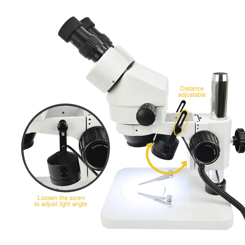 28pcs LED Adjustable Brightness Stereo Microscope Light Source ...