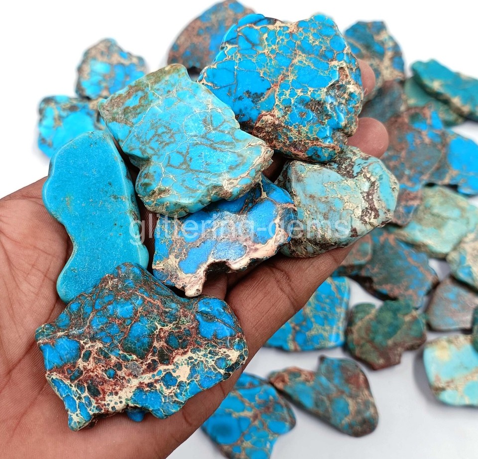 Sky-Blue Turquoise Rough 300 Ct Arizona 1 Pieces Certified Natural ...