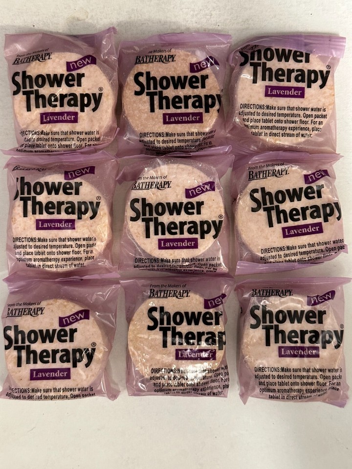 Shower Therapy Lavender Aromatherapy Shower Tablets - 3 Pack / 3 oz ...
