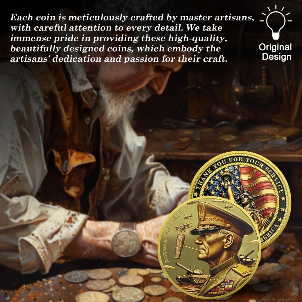 Nine Legendary Generals Commemorative Coin Set Military Hero Tribute ...