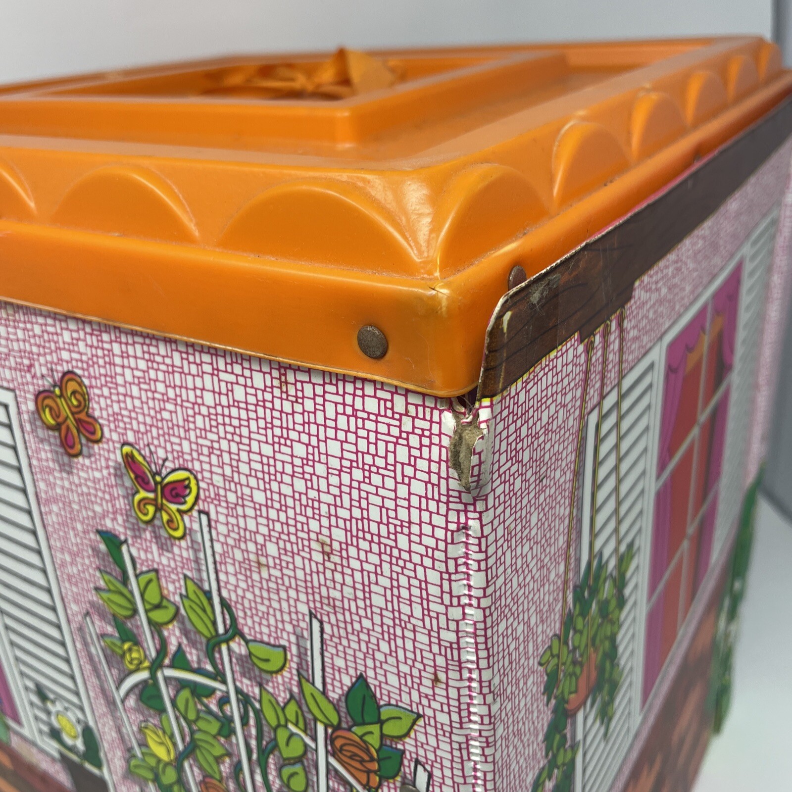 VTG 1973 Barbie Country Living Home Doll House w Furniture No.8662 ...