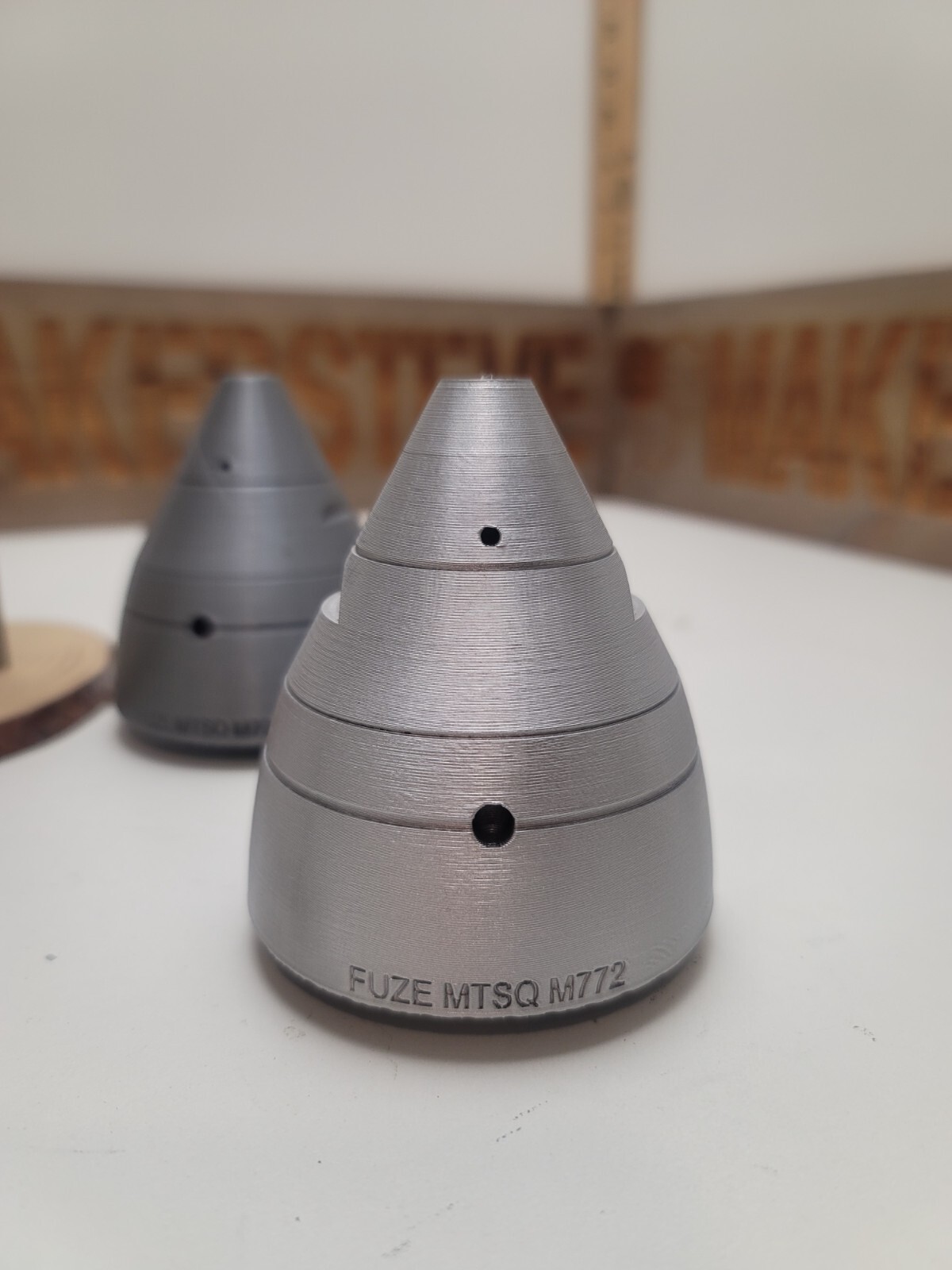 3D Printed M772 MTSQ Replica Fuze - 2.3 Inch Threads - FAKE - PLASTIC ...