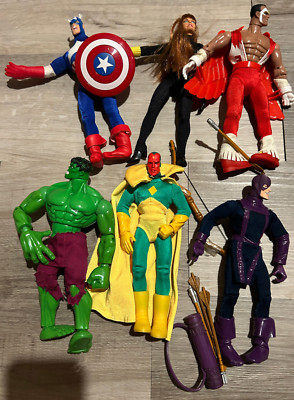 AVENGERS MARVEL FAMOUS COVERS ACTION FIGURE LOT – 8 INCH SET | eBay