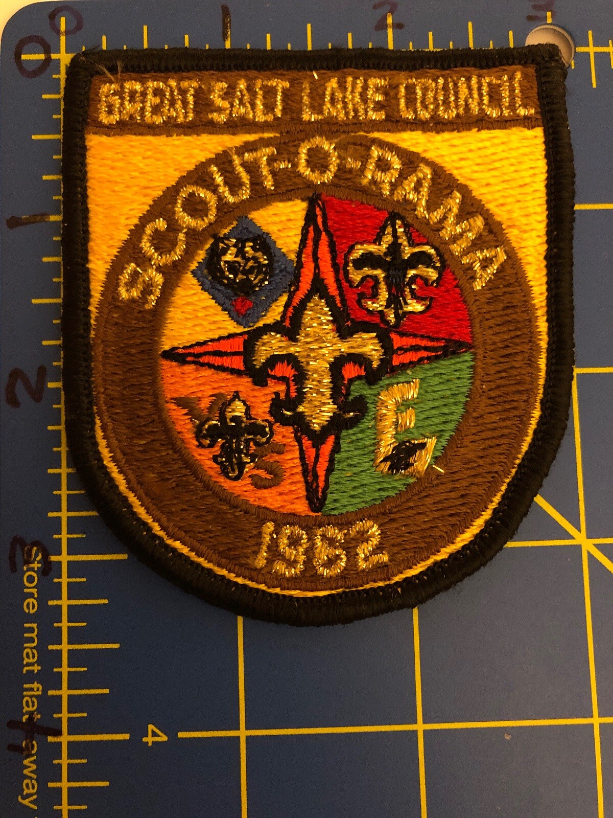 Scout-O-Rama 1982 Great Salt Lake Council GSLC Patch BSA Boy Scouts ...