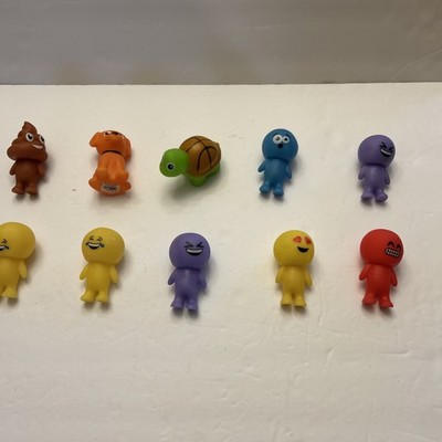Emoji Figure Hard Plastic Happy Face, Poop Emoji Turtle, Excited | eBay