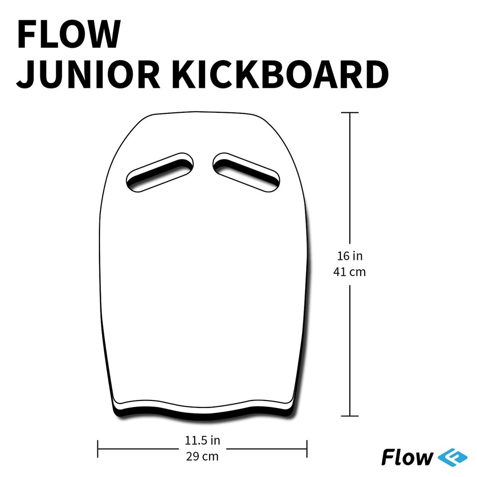 Flow Swimming Kickboard - Youth Swim Training Kick Board for Kids Blue ...