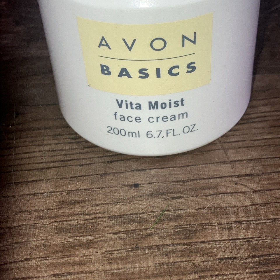 Avon Basics VITA MOIST Face Cream 6.7 oz New Old Stock 1998 Vintage | eBay