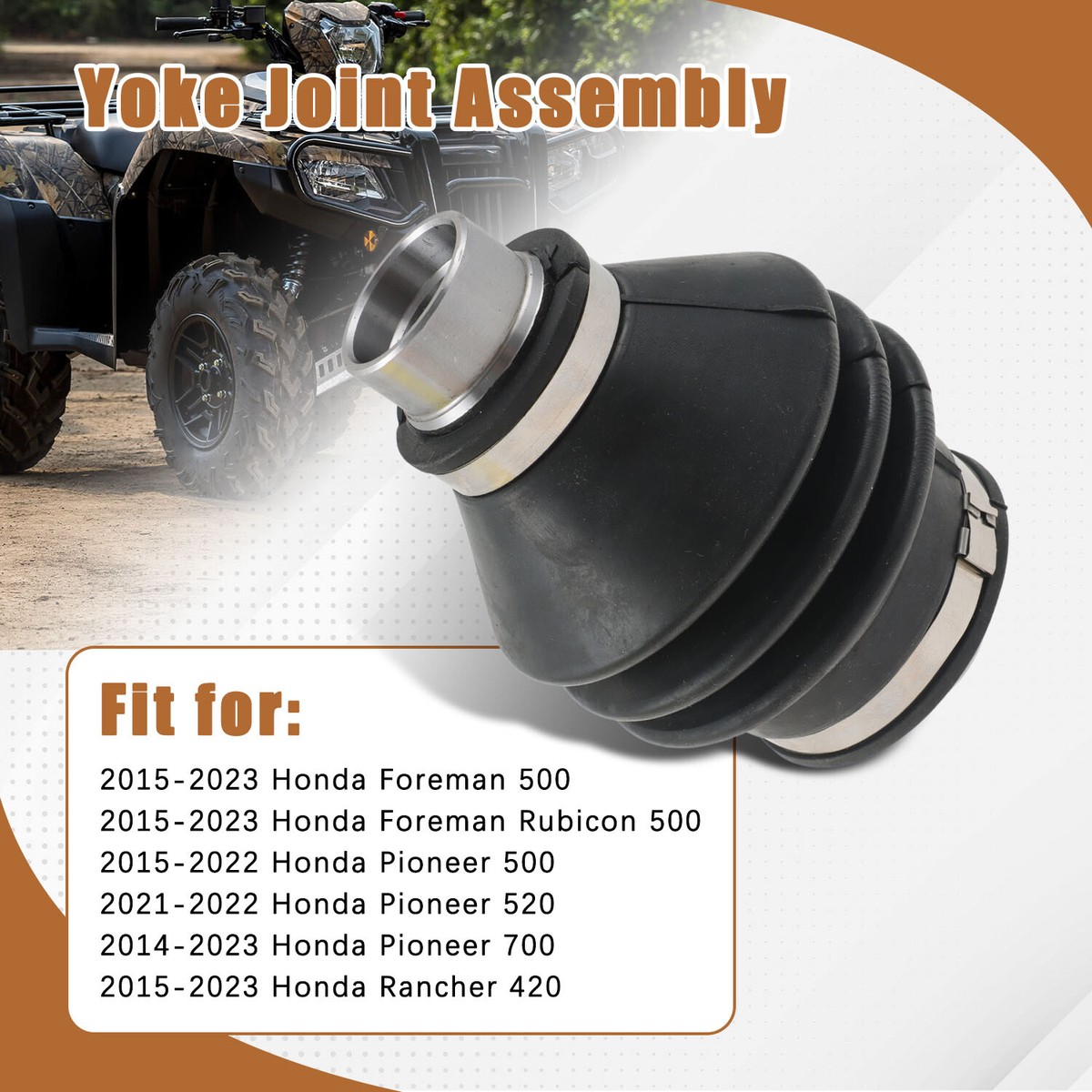 Rancher 420 Yoke Yoke Joint Assembly For Honda ATV & UTV Models ...
