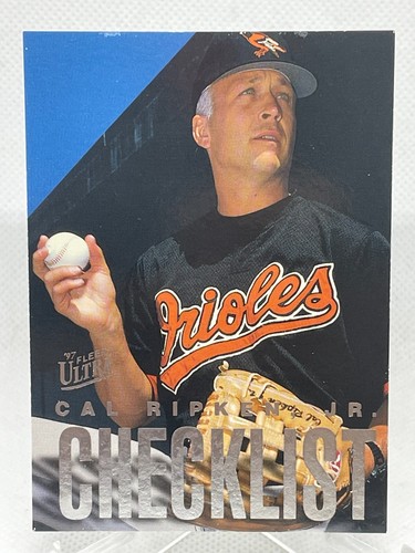 Cal Ripken Jr. 1997 Fleer Ultra Checklist #7 XCJX | eBay