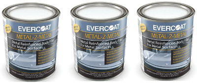 Evercoat 889 Metal 2 Metal reinforced body filler for Metal Surfaces (3 ...