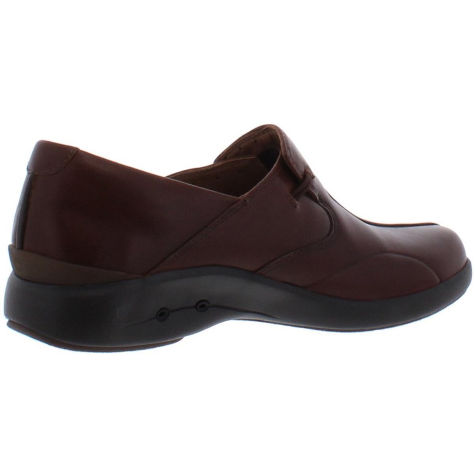 Clarks Womens Un Loop 2 Brown Leather Flats Shoes 9.5 Medium (B,M) BHFO ...