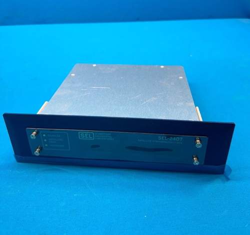 Schweitzer Engineering SEL-2407 Satellite Synchronized Clock 240700033 ...