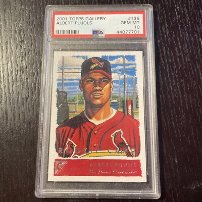 2001 Albert Pujols Topps Gallery #135 - Rookie Card RC - PSA 10 | eBay