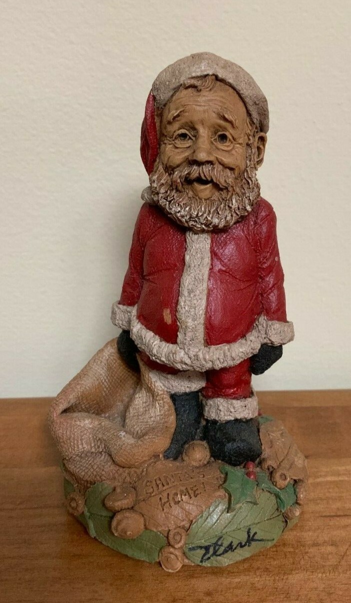 1995 Tom Clark "Santa's Home" Gnome Figure Signature Artist Signed ...