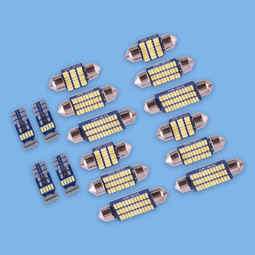 16pcs Interior LED Light Bulbs Lience Plate Fit for Toyota Tundra 2007 ...
